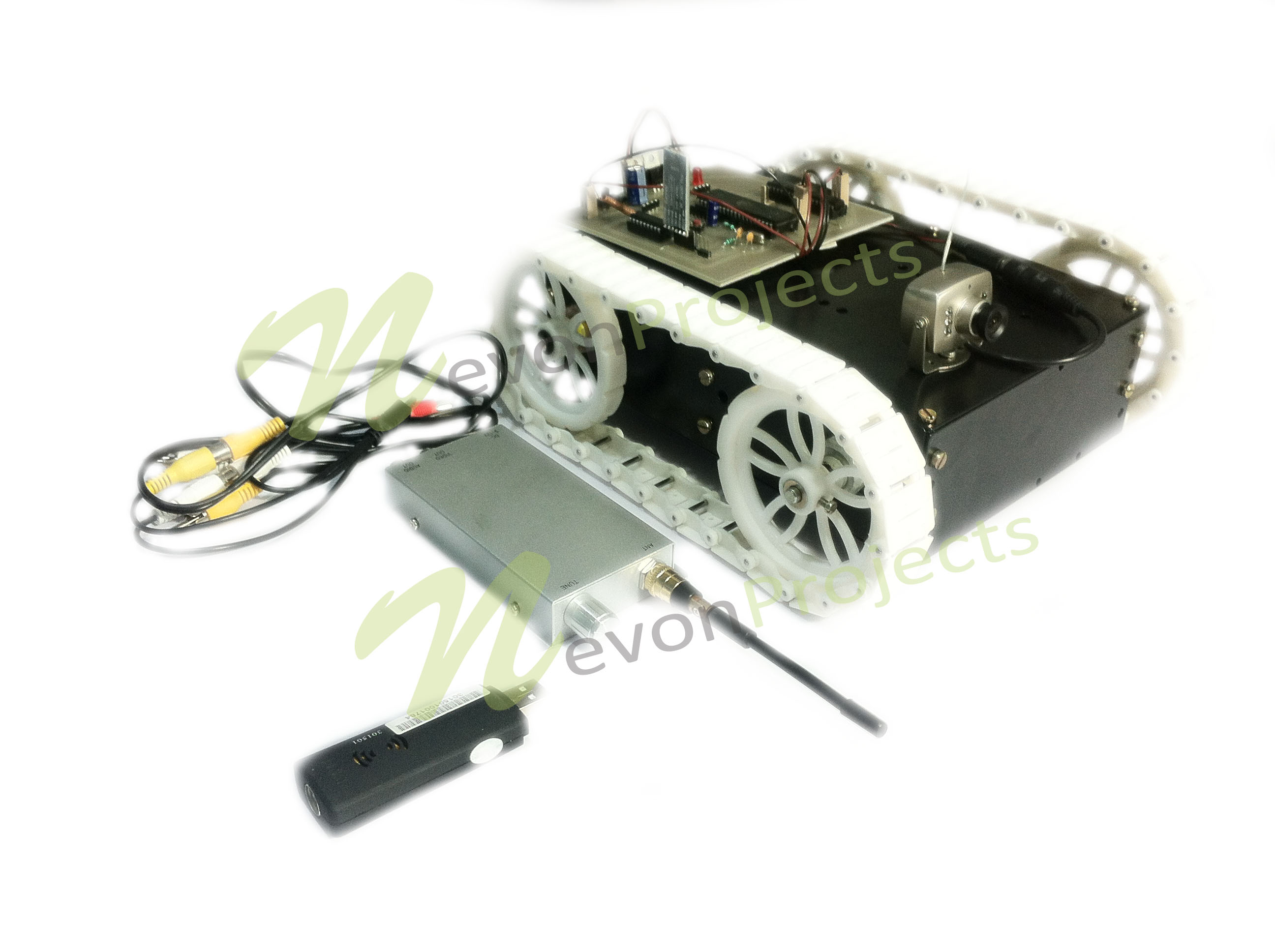 Rf Controlled Spy Robot With Night Vision Camera | NevonProjects