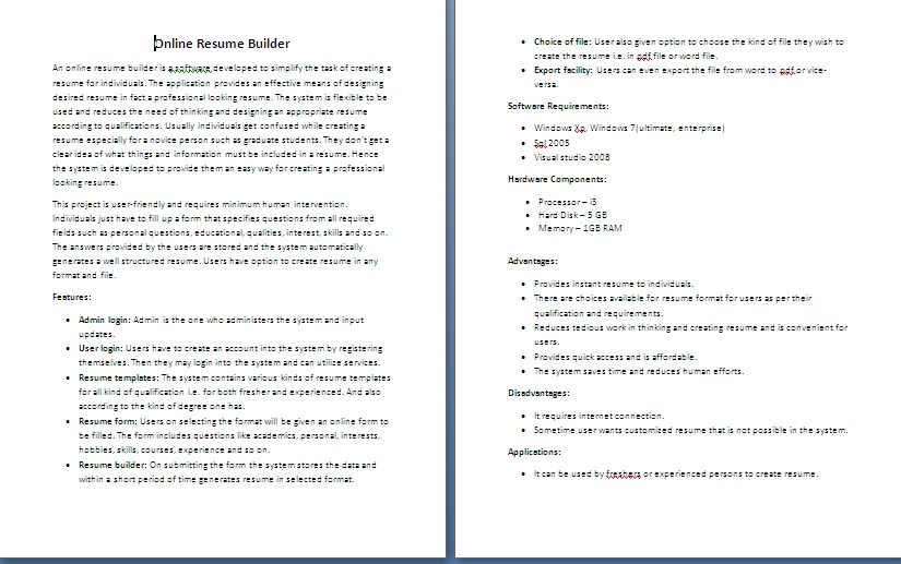 Get Project Synopsis