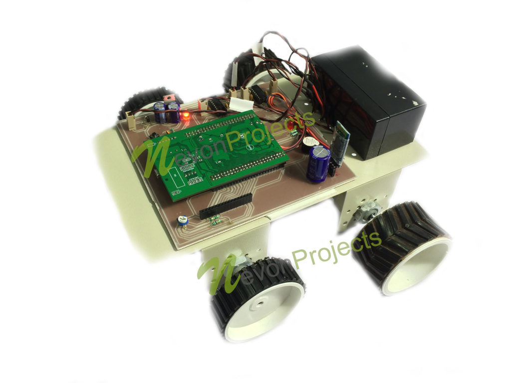 Collision Detection Robotic Vehicle Using ARM | NevonProjects