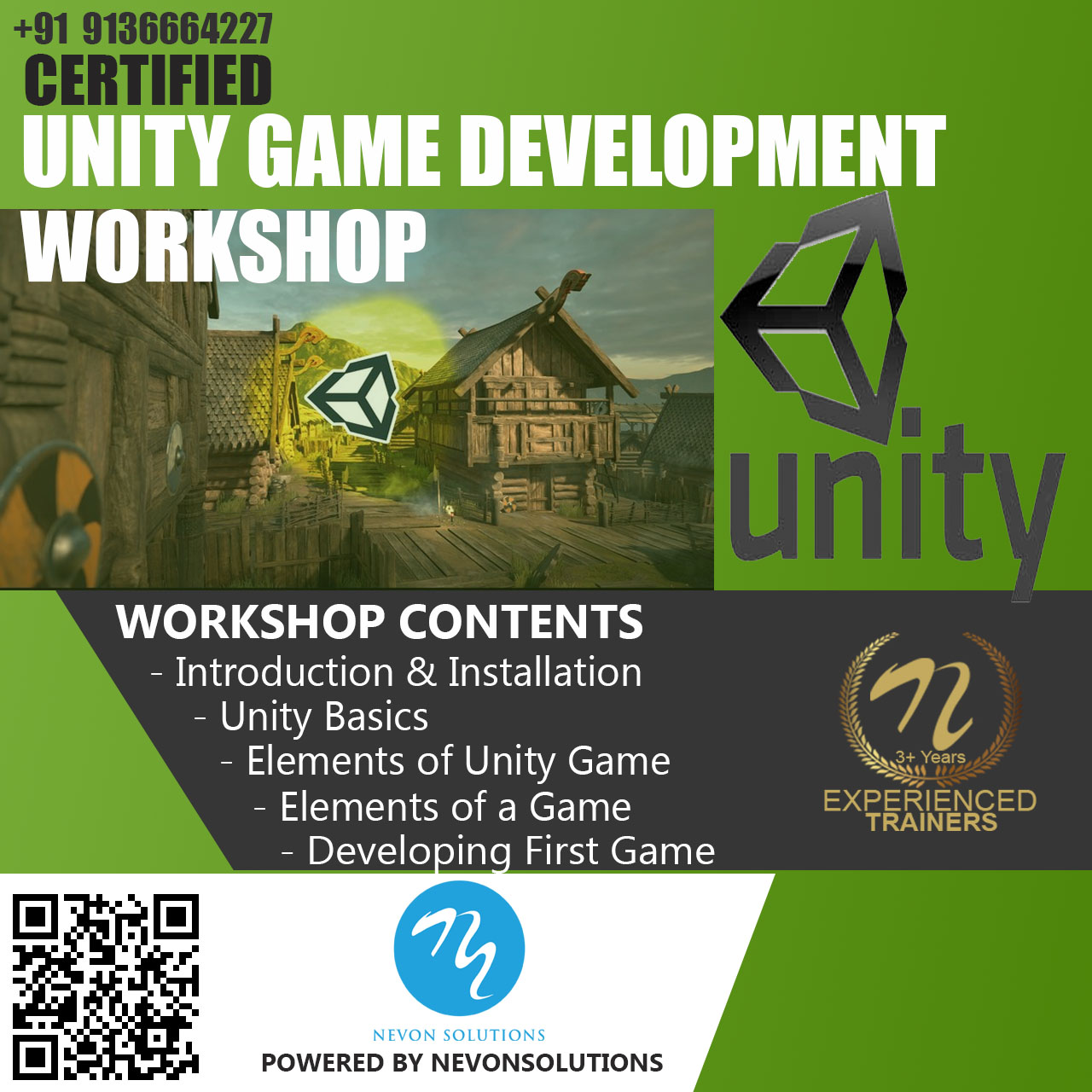 Unity Game Development Course Based Training Workshop