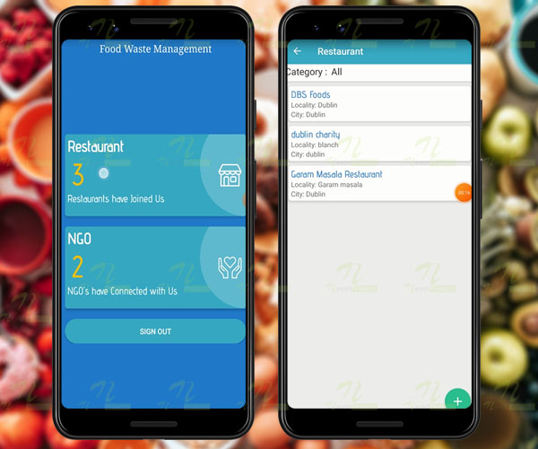 Waste Food Management Donation App For Restaurant NGO Waste Food Management Donation App For Restaurant NGO